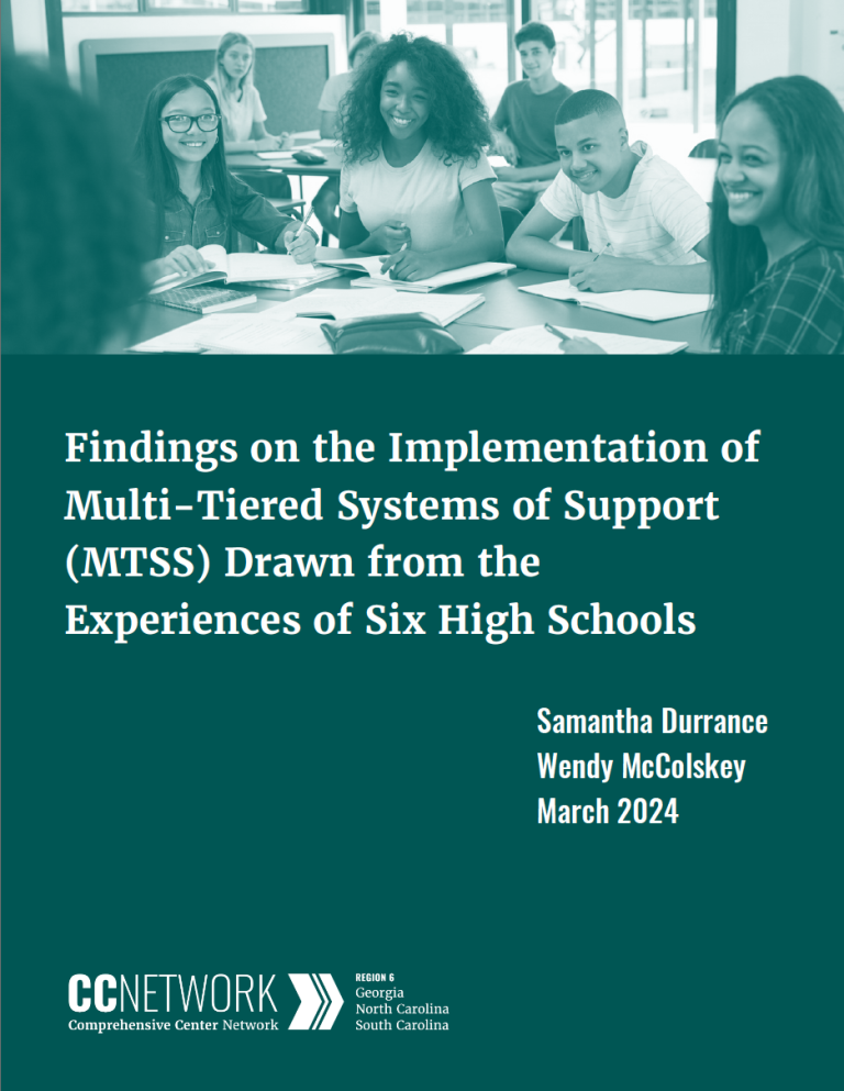 Multi-Tiered Systems of Support Resources – SERVE